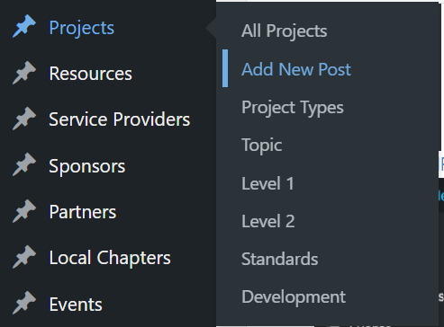 add-new-project-dashboard - OSGeo